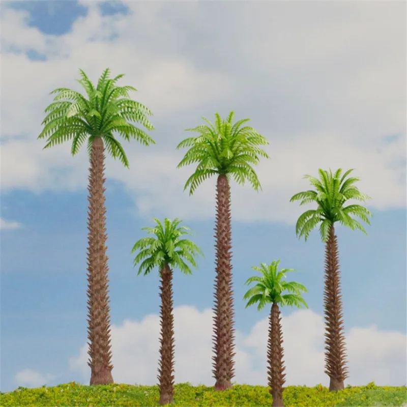 Architecture Model Decorative Miniature Artificial Scale Palm Tree in ...