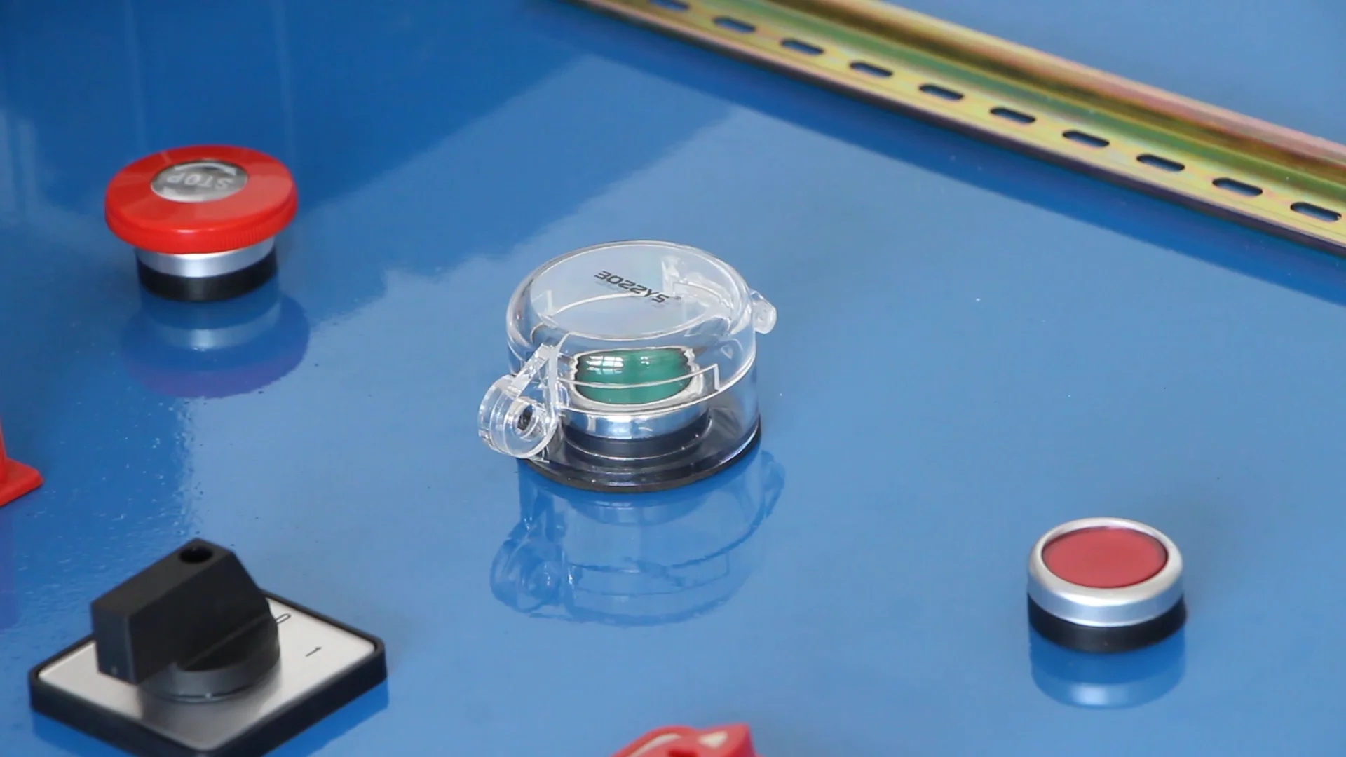 Transparent Emergency Stop Push Button Lockout Cover For Industrial ...