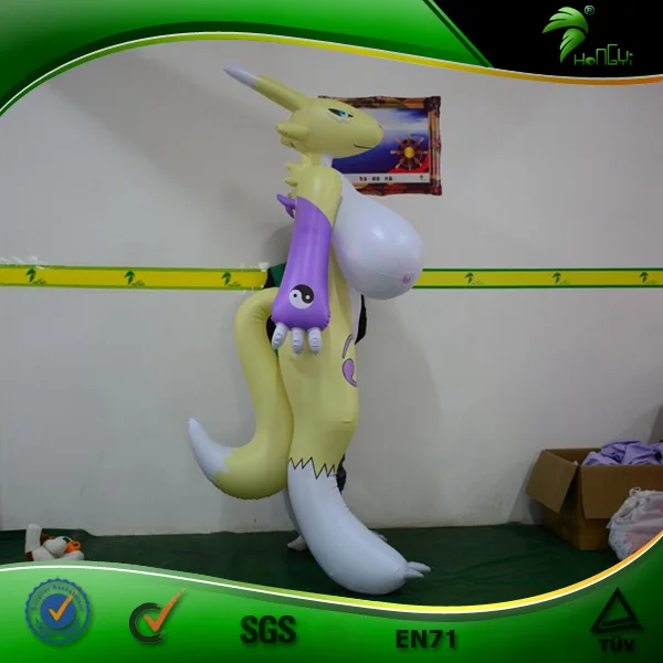 Inflatable Renamon - Sexy Fox with Big Boobs Anime Girl