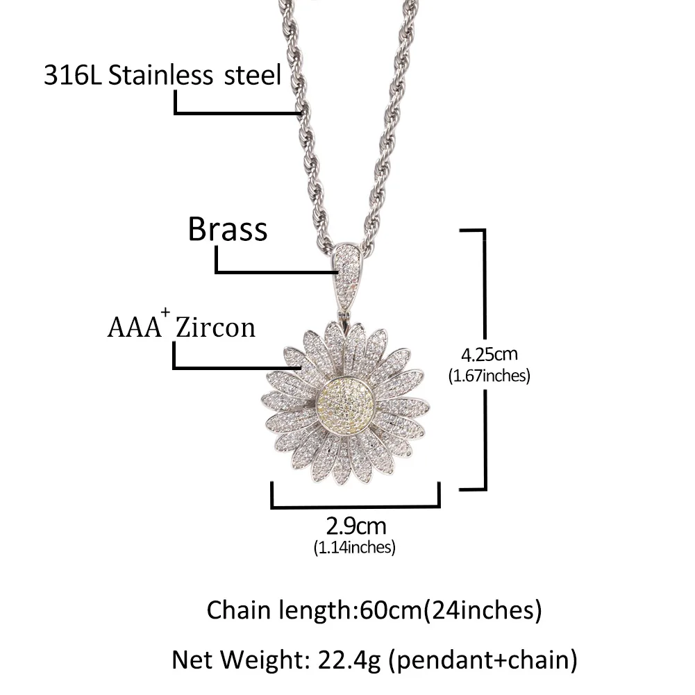 Iced Out 18k Gold White Gold Plated Charm Pendants Definition Meaning ...