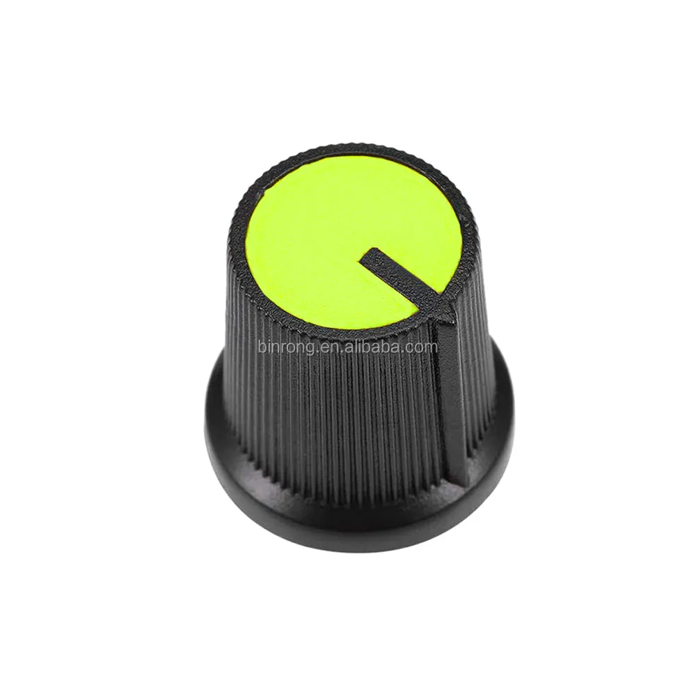 Knurled Grip 6mm Shaft Hole Potentiometer Control Rotary Knob - Buy ...