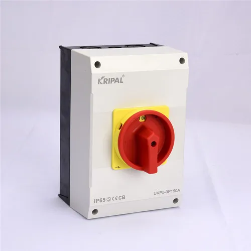 Waterproof 150A Rotary Isolator Switch IP65 4 Pole ODM | Wholesale