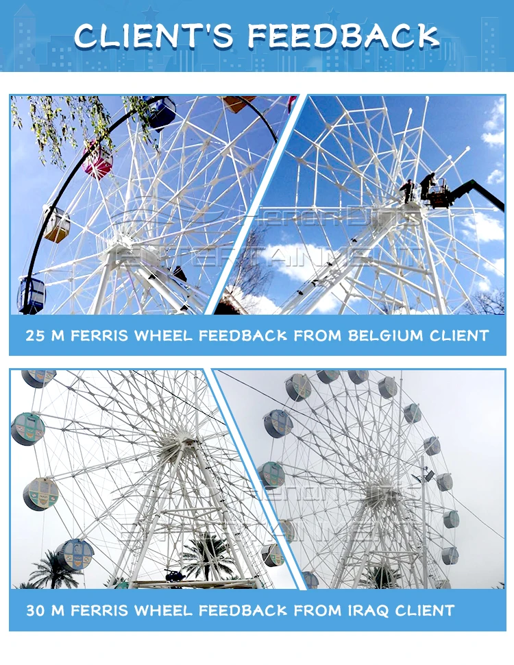 Factory Cheap Price Ferris Wheel Rides for Amusement Parks - 12-60 ...