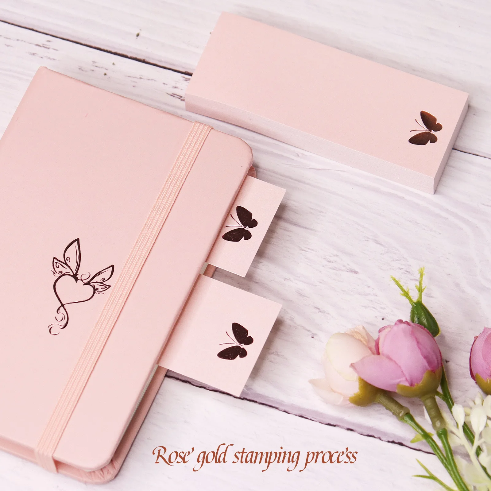 Rose Gold Student Gift Set Office Stationery Prizes In-Stock Leather ...