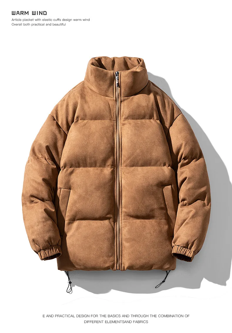 2025 New Polyvinyl Alcohol Fiber Bomber Jacket Men's Streetwear Trendy ...