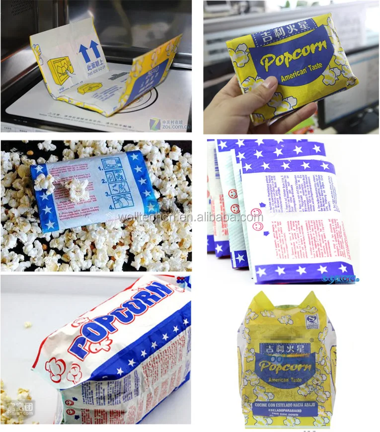 Efficient Microwave Popcorn Bag Packing Line by Well-tech