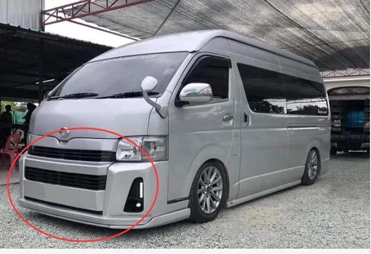 Hiace Van Mini Bus 2005-2009 Face Lift Upgrade To Hiace Van 2019 Body ...