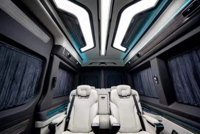 2024 Mercedes Sprinter Van Full Interior Walls Upgrade VIP Luxurious ...