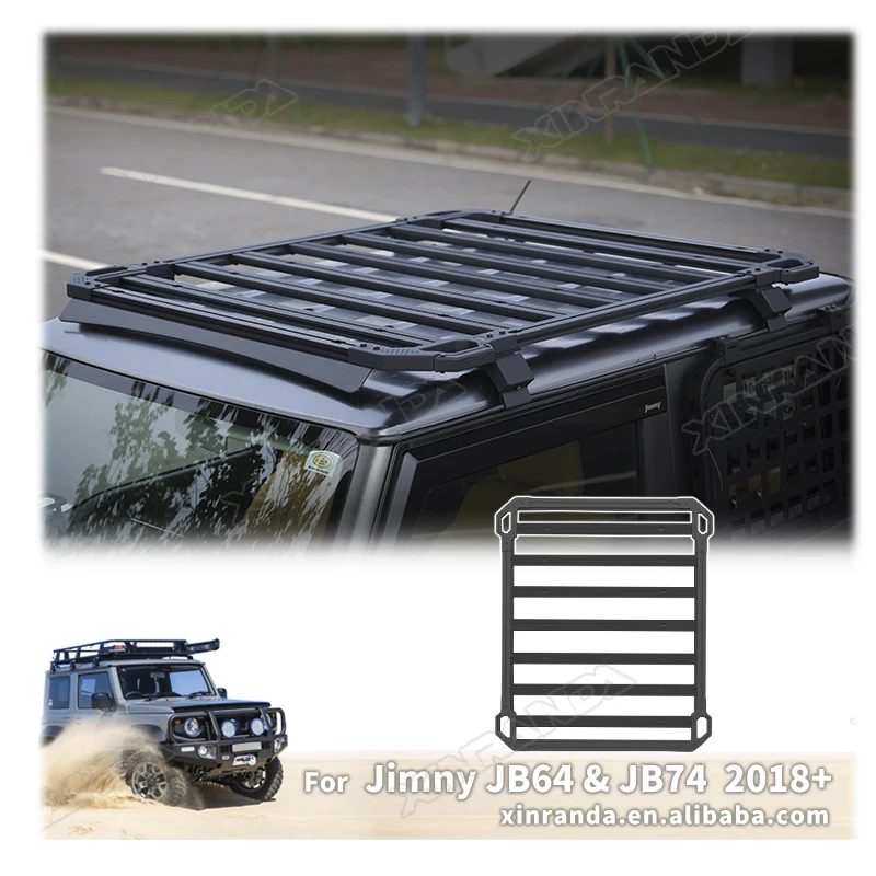 Jimny Aluminium Roof Rack Luggage Rack For Suzuki Jimny Gen 4 Jb64 Jb74 ...