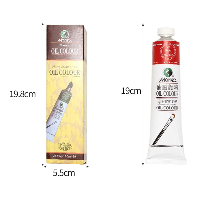 Marie's Oil Paint Tube Oil Color of 170ml/Tube| Alibaba.com