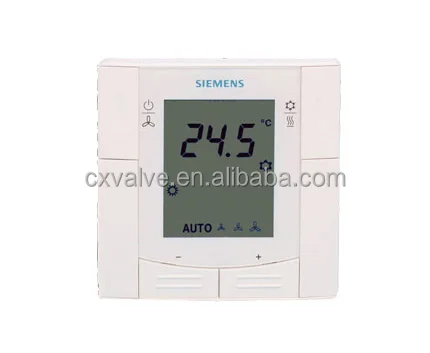 siemens RDF340 Flush-mount Room Thermostat for Rectangular Conduit Box ...