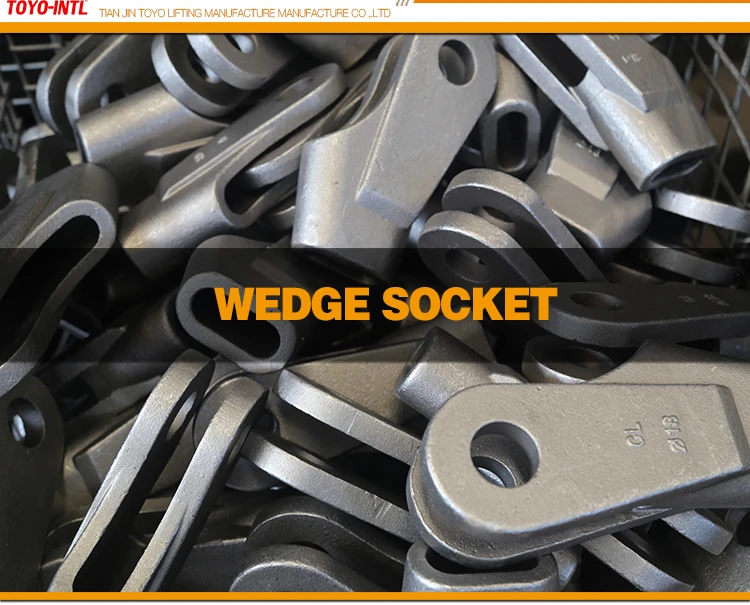 Rigging Hardware Ferrule Utility Wire Rope End Terminations Wedge ...