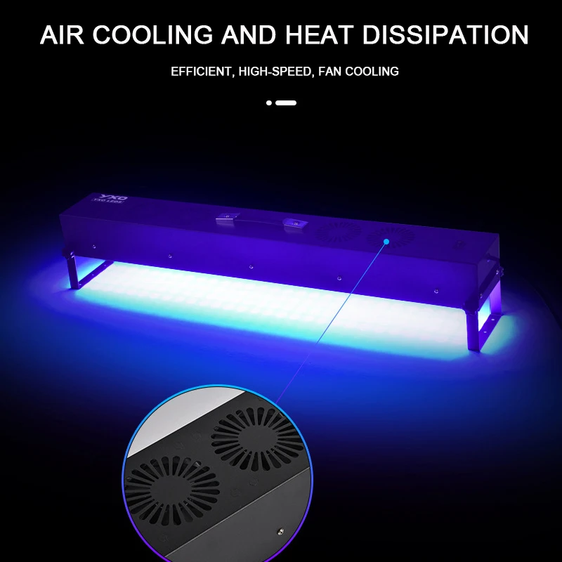300W UV Curing Lamp for Silkscreen Printing - 365nm LED Black Light for ...