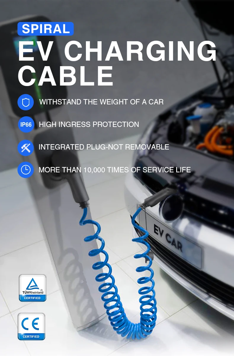 Electric Car Charging Cable - 16A EVSE Cable for New Energy Vehicles