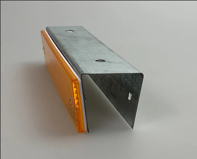 2 Faces Guardrail Reflector High Reflective Trapezoid Guardrail ...