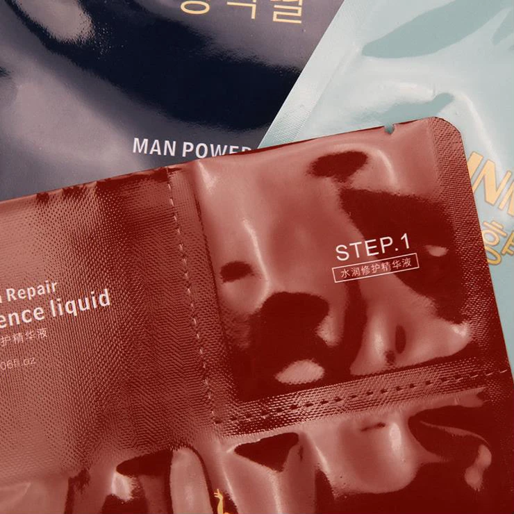 Custom Sheet Mask Sachet Pack Facial Cream Packaging Pouch for ...