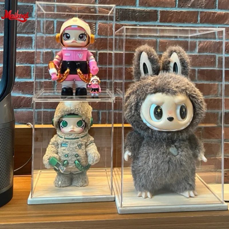 Acrylic Display Boxes for Dust-proof Storage of Zimomo and Labubu ...