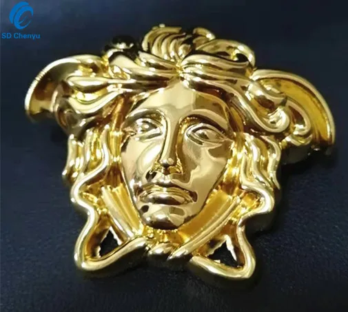 Decorative Small Gold Alloy Medusa Face Label for Home Collection Sofa ...