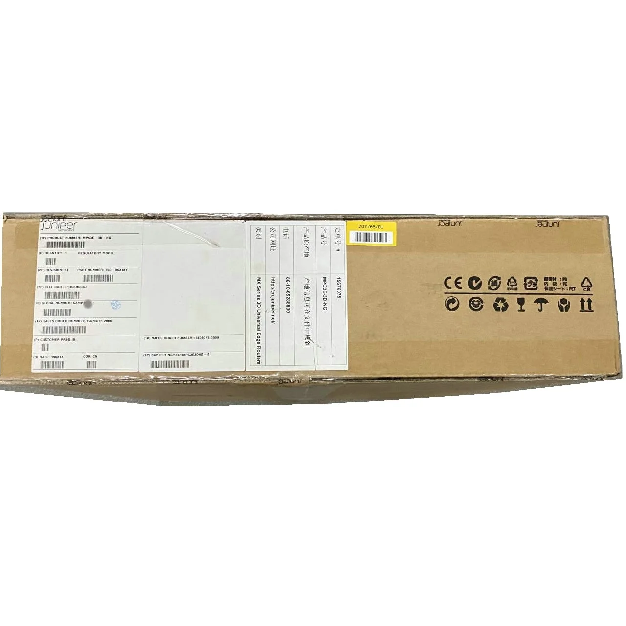 New In Stock Juniper Mx Series 3d Universal Edge Routers Mpc3e-3d-ng ...