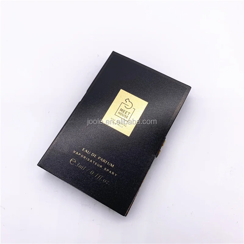 Perfume Cosmetics Sample Packaging - Customized Folding Card