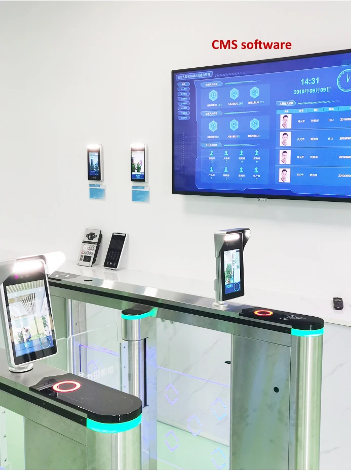 Unlock Via Face Recognition Machine Access Control System Entrance ...