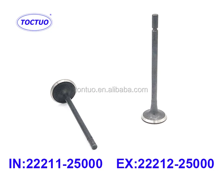 En 22211-25000 Ex 22212-25000 Válvula De Motor De Admisión Y Escape ...