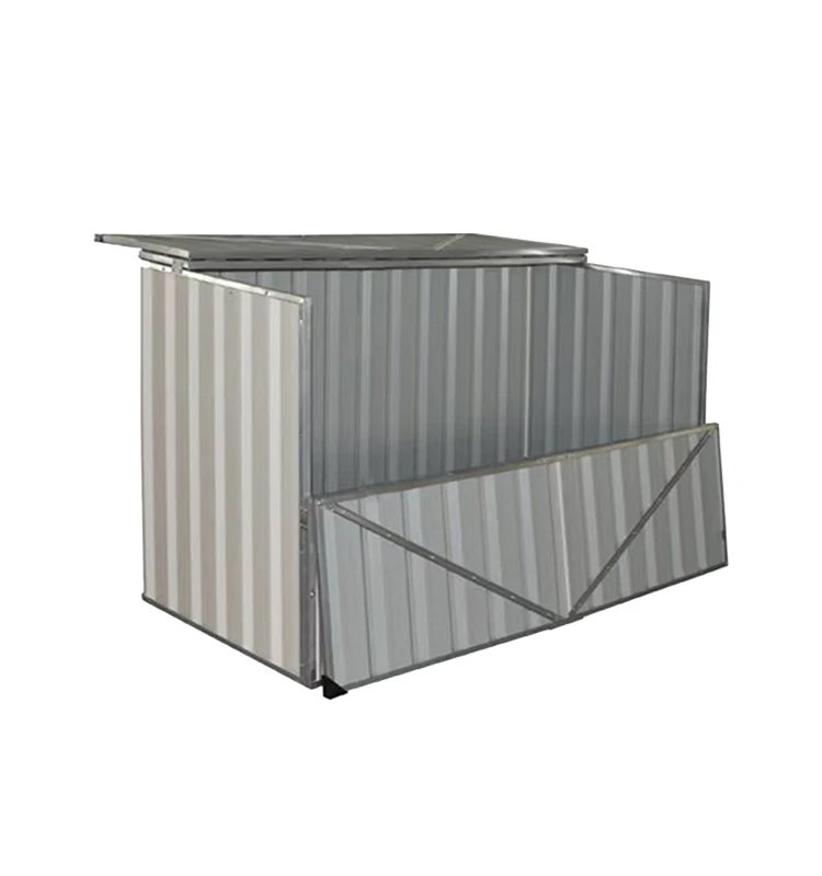 Sd13092 Outdoor Metal Garden Bin Shed Storage Cabinet Outdoor House ...