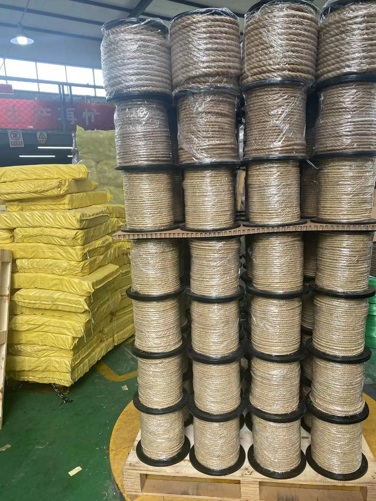 3-ply Twisted String 100% Natrual Hemp Sisal Yarn 100m 200m Ball Cord ...