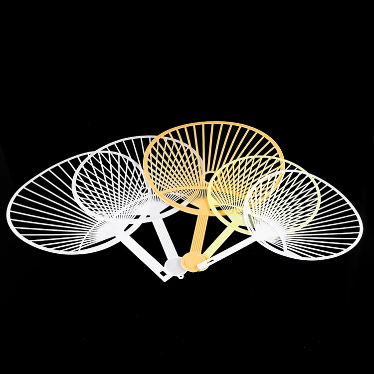 Decorative Round Plastic Pp Circular Hand Fan - Buy Plastic Circular ...