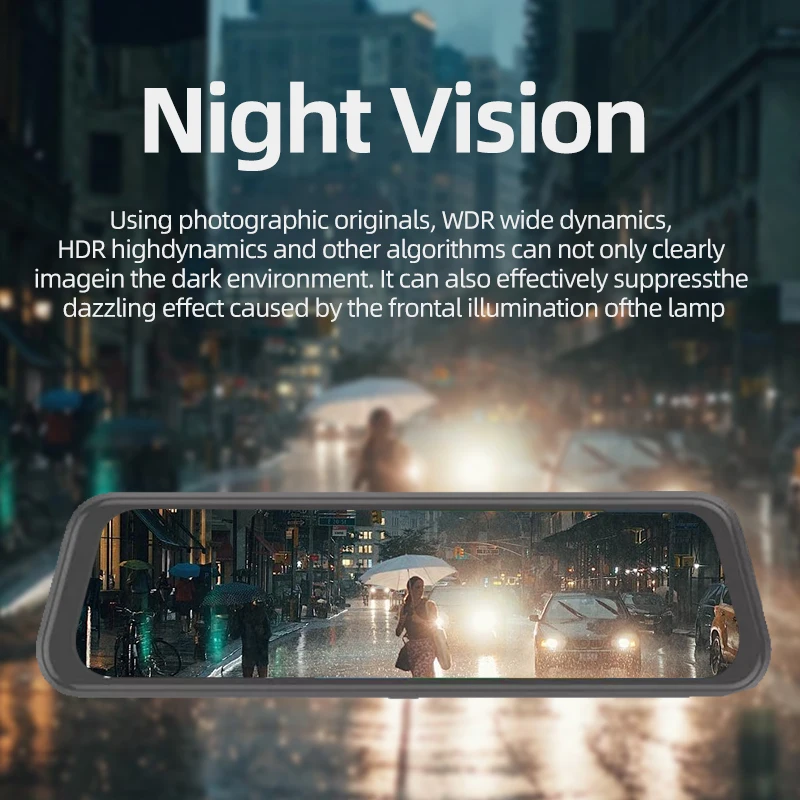 2K Full HD Streaming Dash Cam - Wifi App Control & Touch Screen