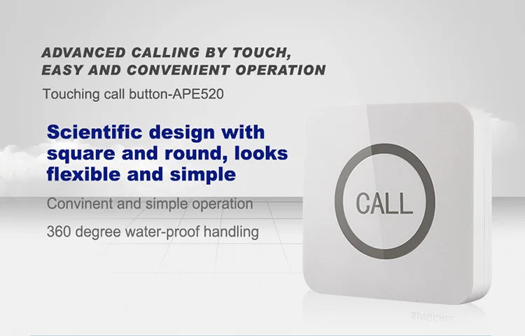 Wirelesslinkx Waiter Calling Service Wireless Restaurant Table Touch ...