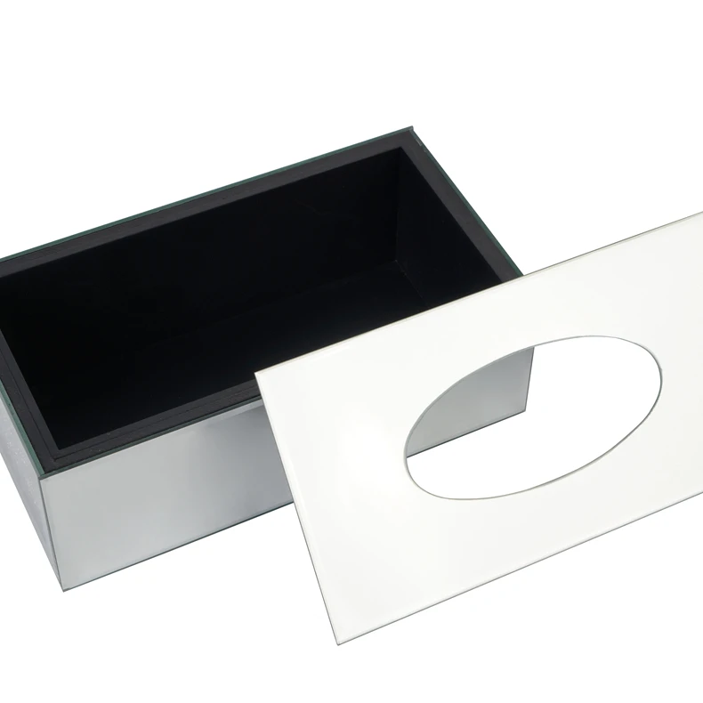 Crushed Diamond Mirror Silver Luxury Unique Crushed Diamond Rectangular ...