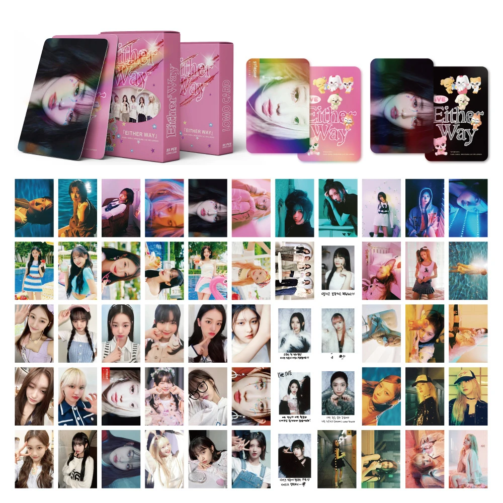 KPOP IVE Laser Photocards IVE MINE Álbum Postal Flashcard En caja ...