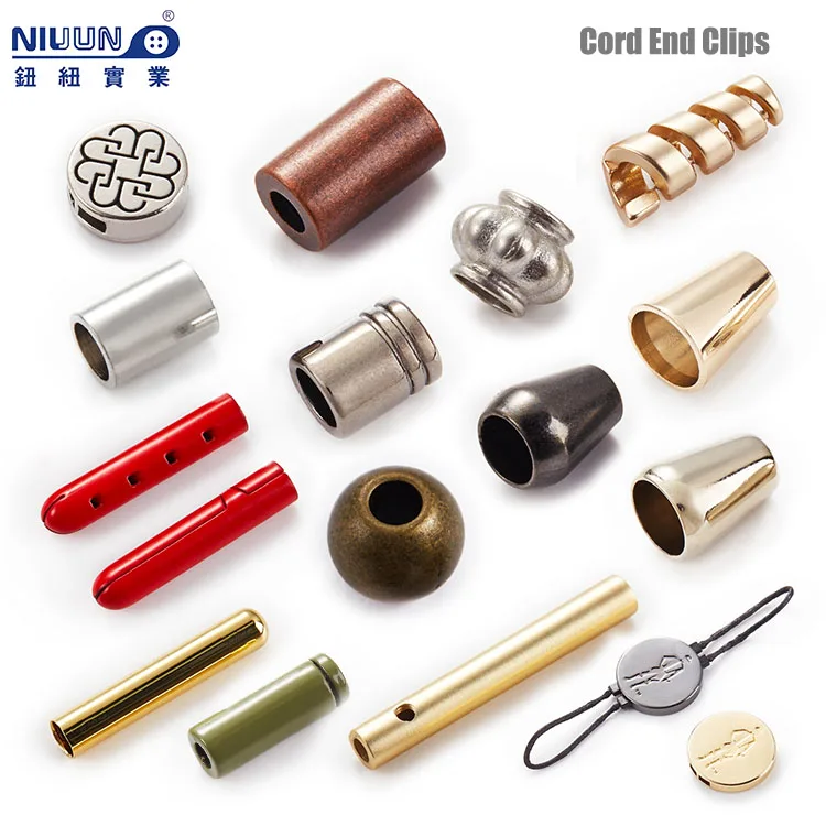 Custom Zinc Alloy Engraved Bell Stopper Metal Drawstring Rope Cord End ...