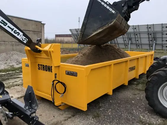 6 Yard FRONT-LOAD DUMPSTER - Stackable Skip Bin for Waste Management