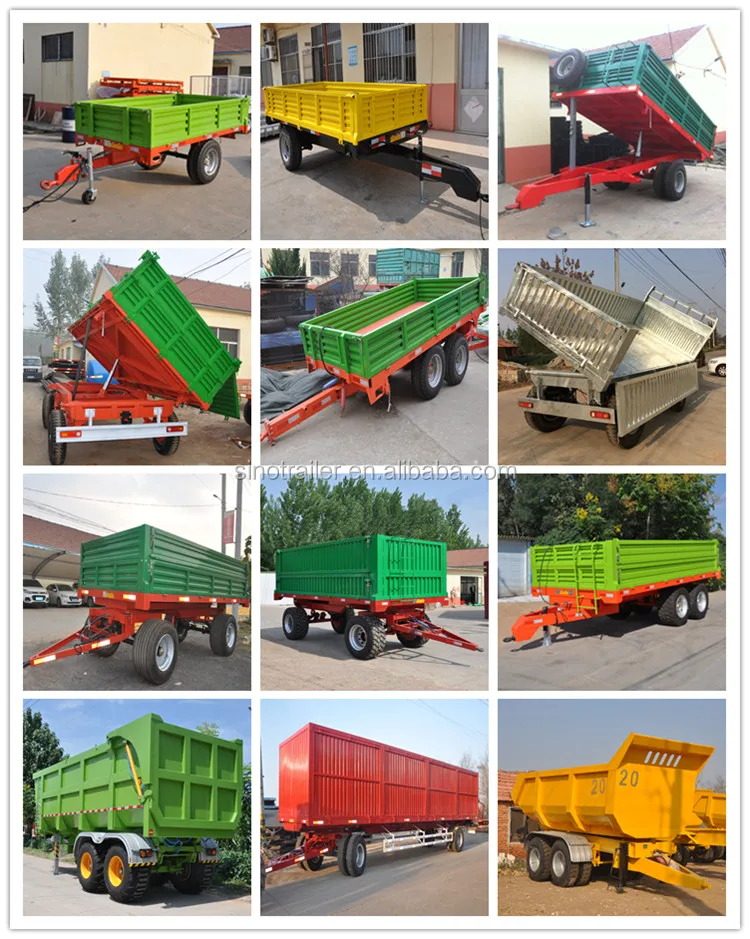 4 Ton Tipper Farm Trailer with 4WD Tractor for Sale – Yanmar Powered ...