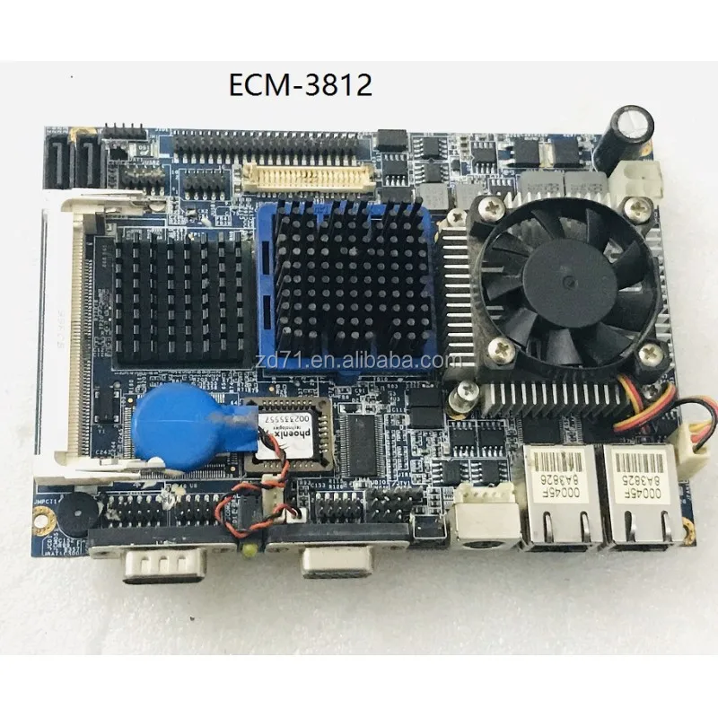 ECM-3812 REV.A2 E1907381204R Industrial Motherboard 3.5'' with Dual ...