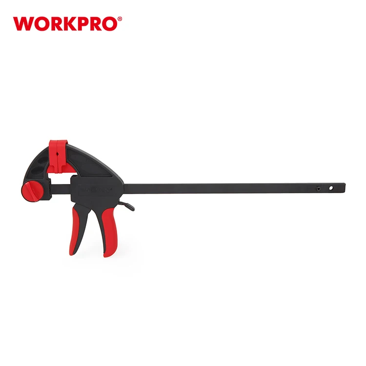 Workpro 18" F-clamp Ratcheting Bar Clamp Quick Grip Woodworking Bar ...