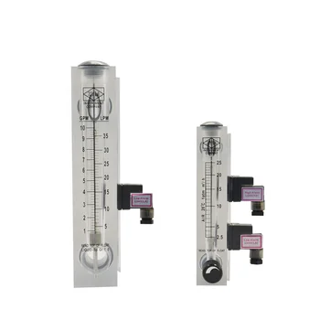 Lzm- Series Acrylic Air Float Rotameter With Alarm Limit Switch,Panel ...