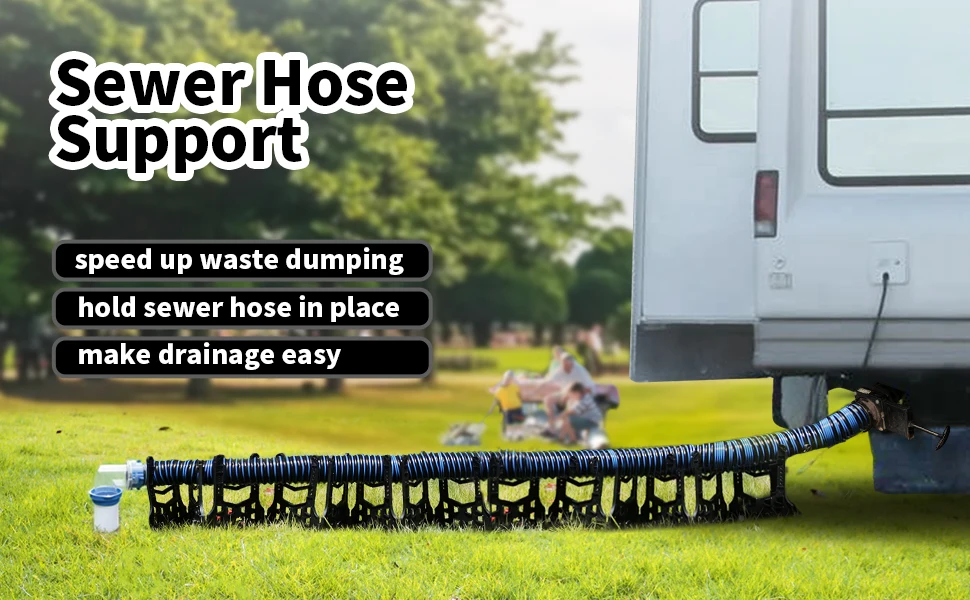 15ft Rv Sewer Hose Rv Accessories Rv Sewer Hose Support For Travel ...