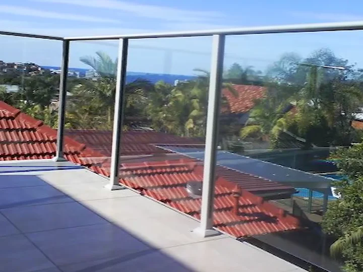 Stainless Steel Handrail Frameless Face Fixed Glass Stair Balustrade ...