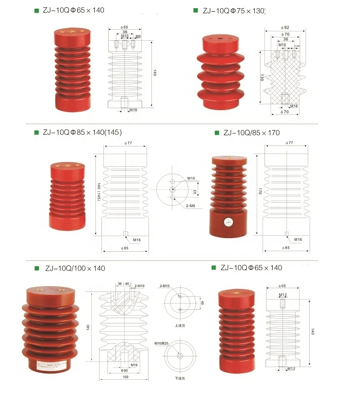 High Voltage Insulator Busbar Holder Insulators Epoxy Isolator For ...