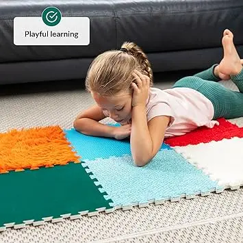 Sensory Mats For Autistic Children. Interlocking Sensory Floor Rug.felt ...