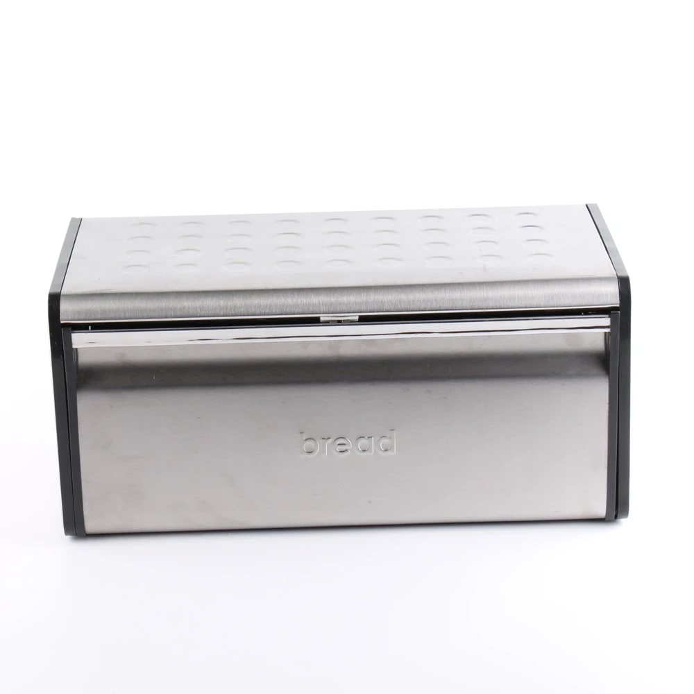 Stainless Steel Rectangular Bread Box - Eco-Friendly Storage