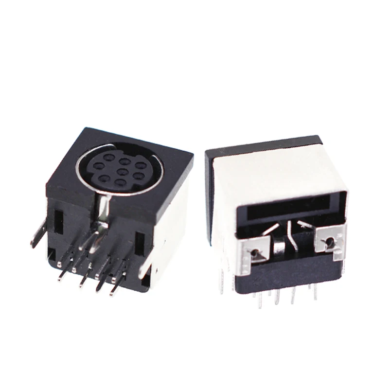 DIN-802 Female Mini Din Socket Connector for PCB & Custom OEM