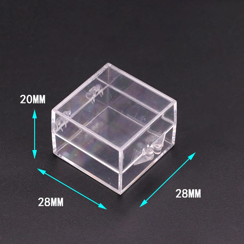 Transparent Plastic Acrylic Coin Boxes with Custom Logo