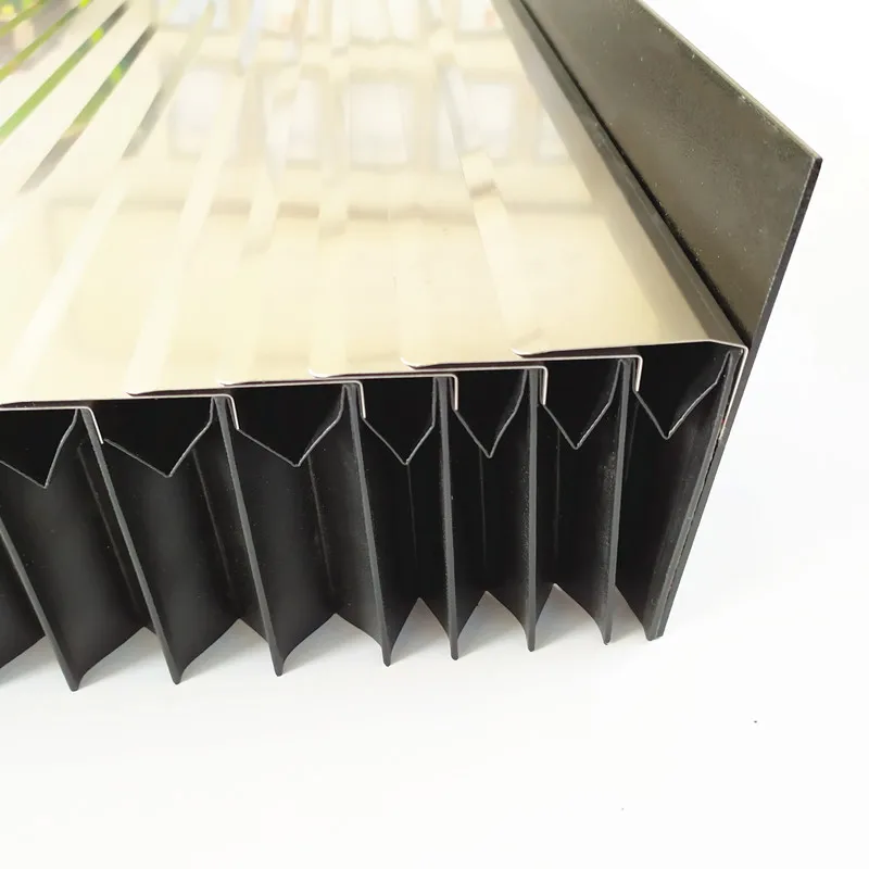 Machine Tool Armored Bellows Cover Customized Stainless Steel Bellows ...