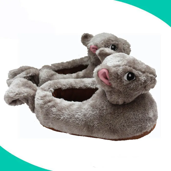 Kids Winter Warm Animal Shaped Cartoon Cute Soft Stuffed Plush Donkey ...