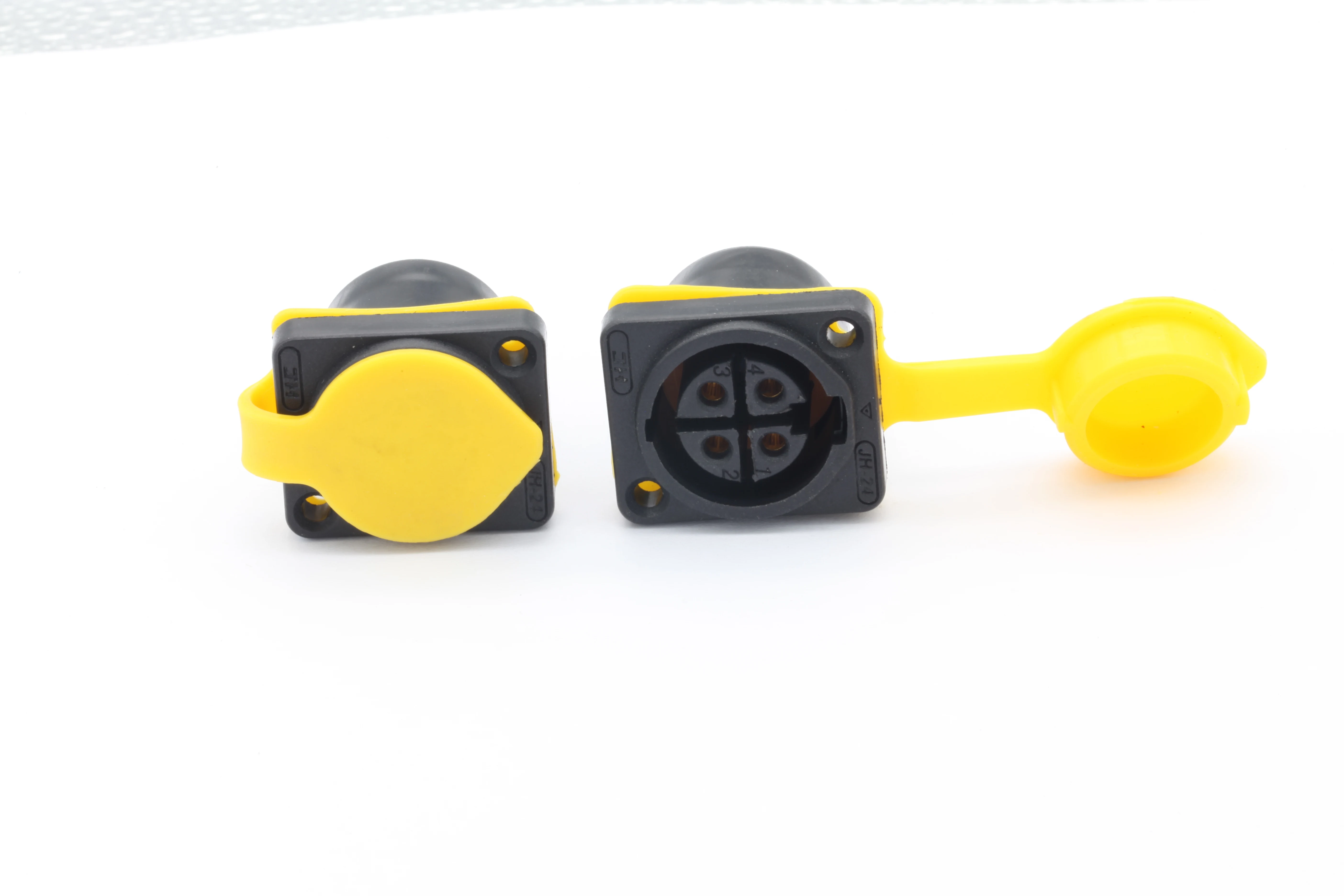 JH M24 Industrial Power Connector Waterproof Nylon 16A/2A/6A 2//4 Pin ...