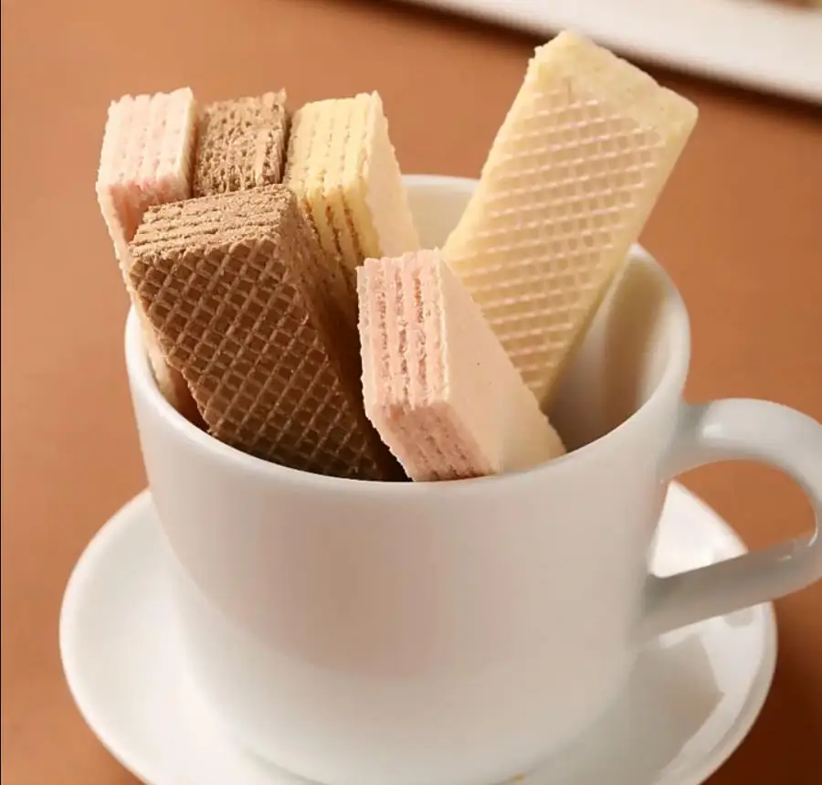 Wafers Cookies Strawberry Flavor Biscuits Low Sugar Low Fat 0 Trans ...